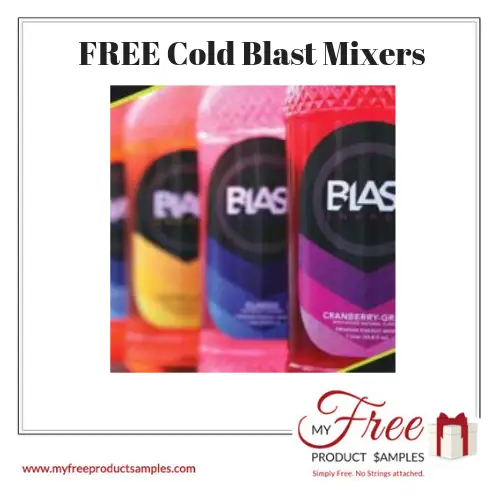 FREE Cold Blast Mixers | MyFreeProductSamples.com