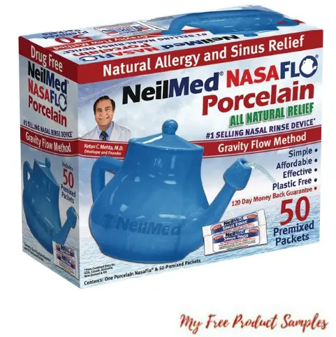 Free NeilMed Sinus Rinse Or NasaFlo Neti Pot | MyFreeProductSamples.com