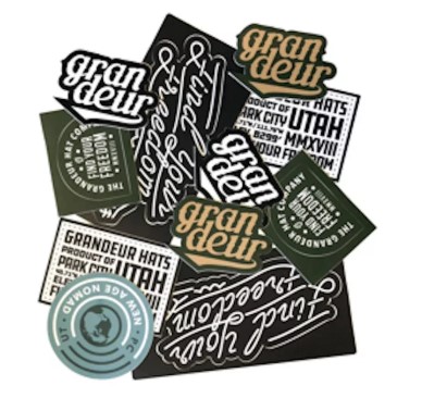 Free Grandeur Hats Sticker Pack | MyFreeProductSamples.com