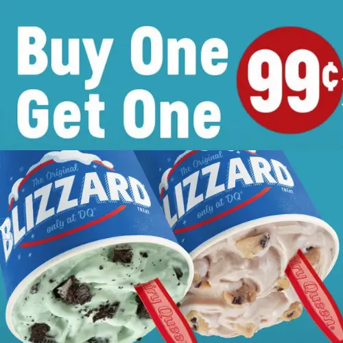 Buy ONE Blizzard Get ONE For $0.99 | MyFreeProductSamples.com