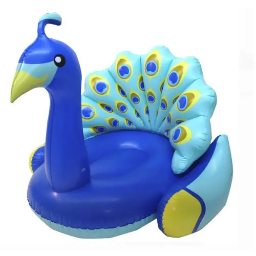 Giant Inflatable Peacock Pool Float With Backrest As Low As $19.99 (Reg ...