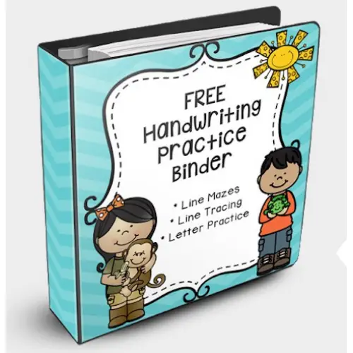 FREE Writing Practice Binder | MyFreeProductSamples.com