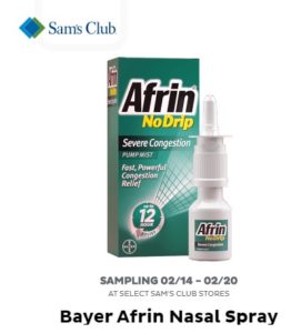 Freeosk: Free Bayer Afrin Nasal Spray | MyFreeProductSamples.com