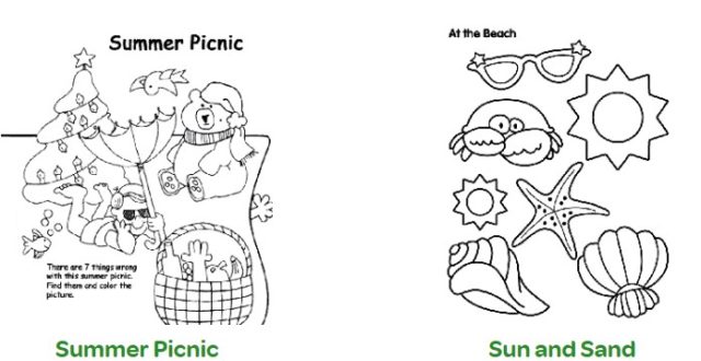 Free Crayola Summer Coloring Pages | MyFreeProductSamples.com