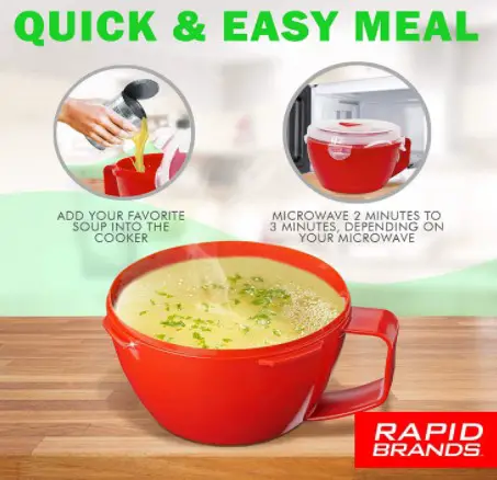 Rapid Noodle/Soup Bowl, Dishwasher-Safe, Microwaveable, BPA-Free $9.99 ...