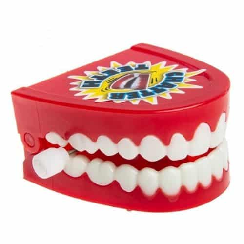 Wind-Up Chatter Teeth Gag Toy ONLY $1 | MyFreeProductSamples.com