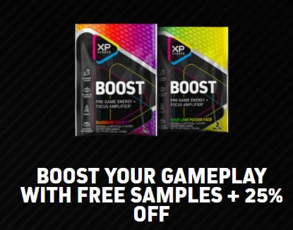 Free XP Sports Boost Pre-Game Sample | MyFreeProductSamples.com