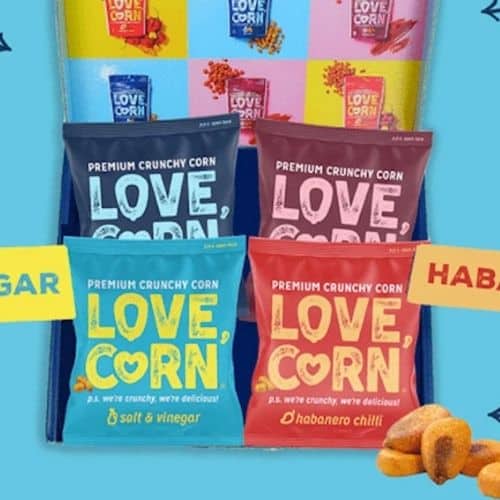 FREE Love Corn Snack Pack | MyFreeProductSamples.com