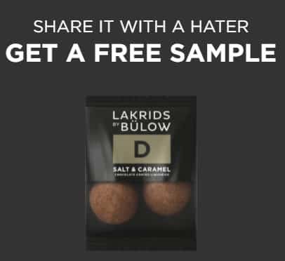 Free Lakrids By Bülow Liquorice Sample | MyFreeProductSamples.com