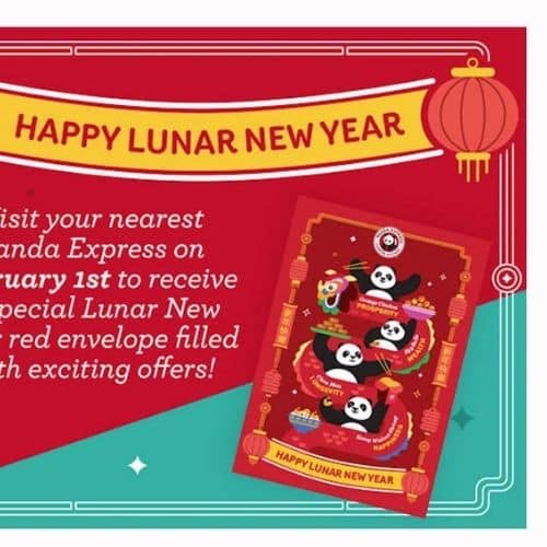 FREE Panda Express Red Envelope On Feb 1st. | MyFreeProductSamples.com