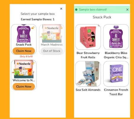 Free Nosherie Snack Sample Box!