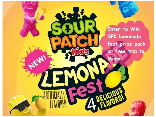 Sour Patch Kids Lemonade Fest Sweepstakes