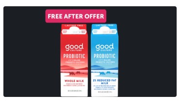 Free Good Culture Probiotic Milk