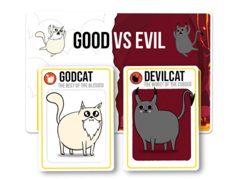 Free Exploding Kittens: Good Vs. Evil Game Night Party Pack