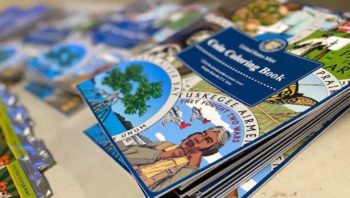 Free U.S. Mint Coloring Book, Pencils, Stickers & More!
