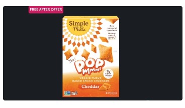 Free Simple Mills Pop Crackers