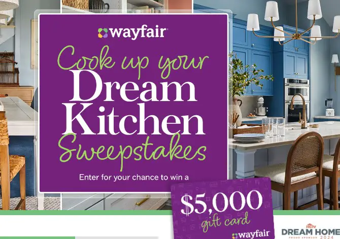 Win A $5,000 Wayfair Gift Card To Build A Dream Kitchen