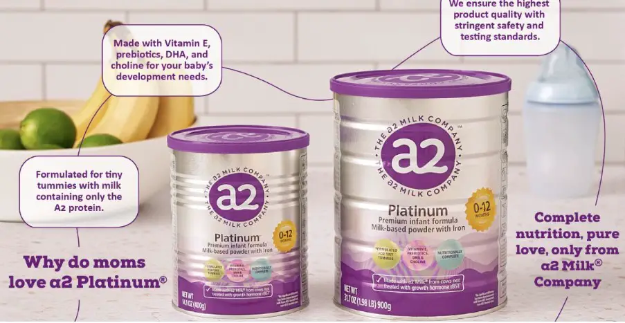 Free Canister Of A2 Platinum Infant Formula After Rebate!