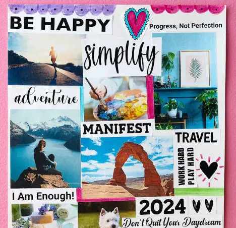 Free New Year's Vision Board Craft Event At Michaels!