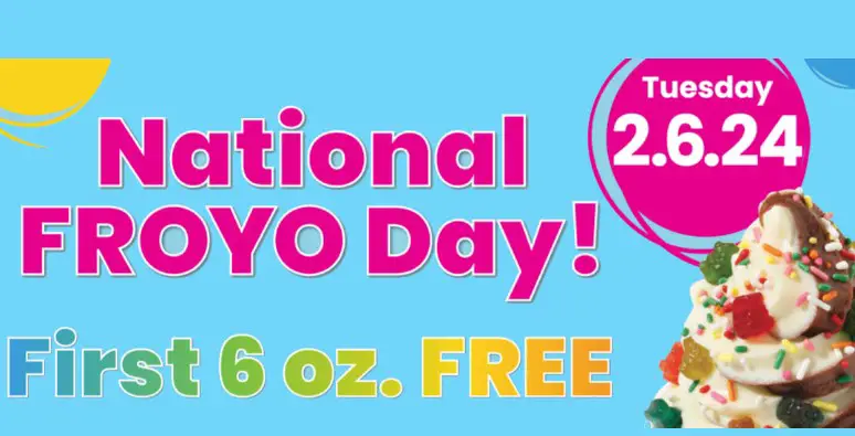 Free Froyo At TCBY On February 6th!