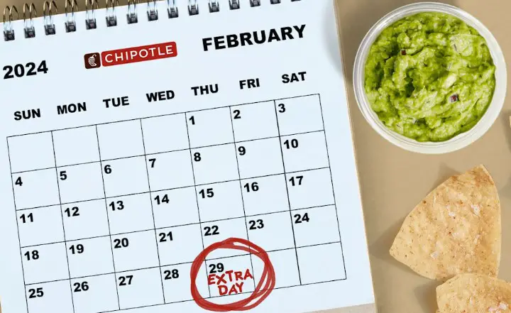 Free Guac At Chipotle On February 29th + The Chance To Win Guac For A Year!