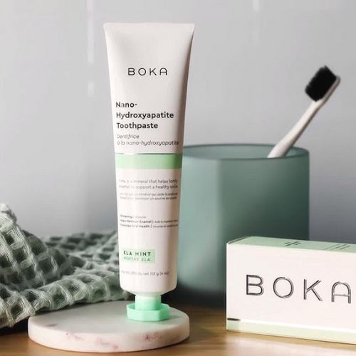 FREE Boka Nano-Hydroxyapatite Toothpaste Sample!