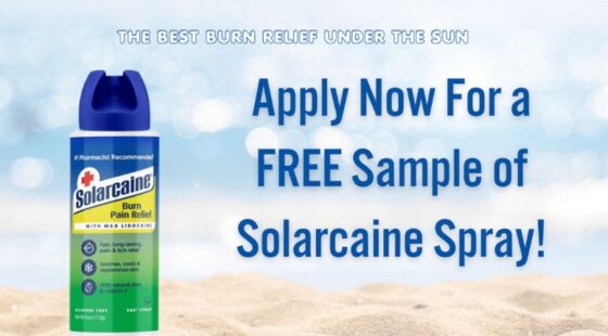 Free Sample Of Solarcaine Sunburn Relief Spray!