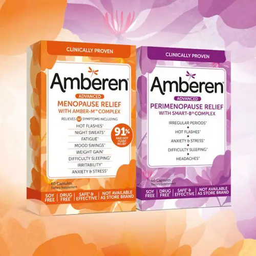 FREE Amberen Perimenopause Relief Supplement Sample Pack!