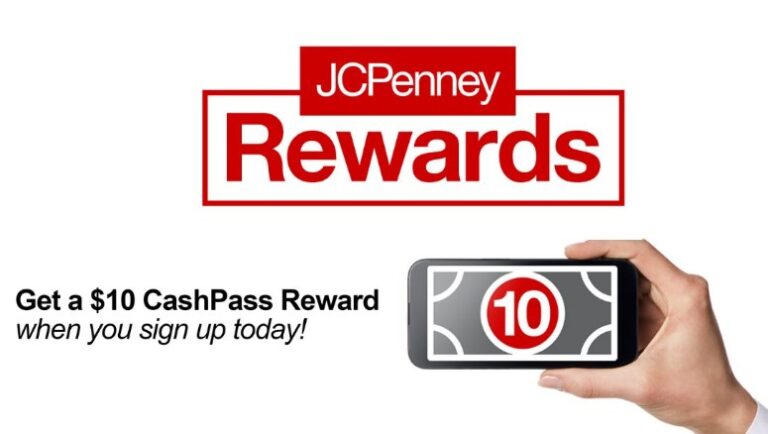 Free $10 For Signing Up For JCPenney Rewards