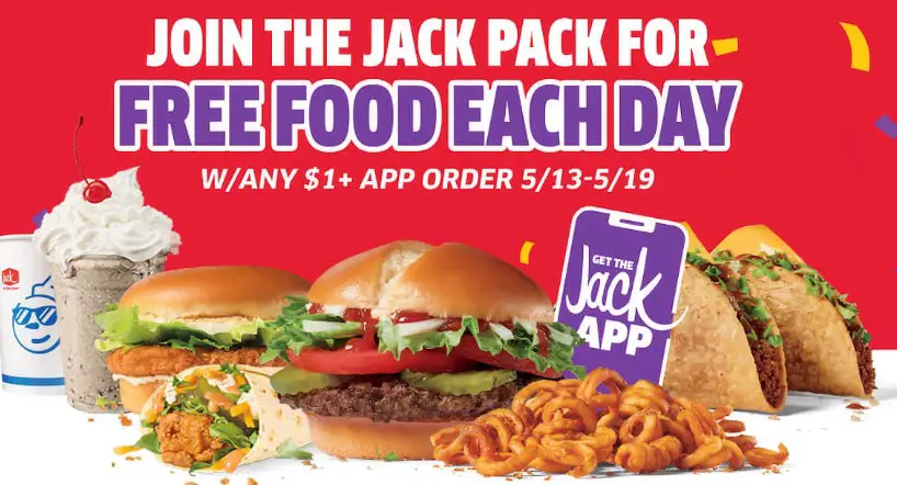 Free Food & Drinks Every Day This Week At Jack In The Box!