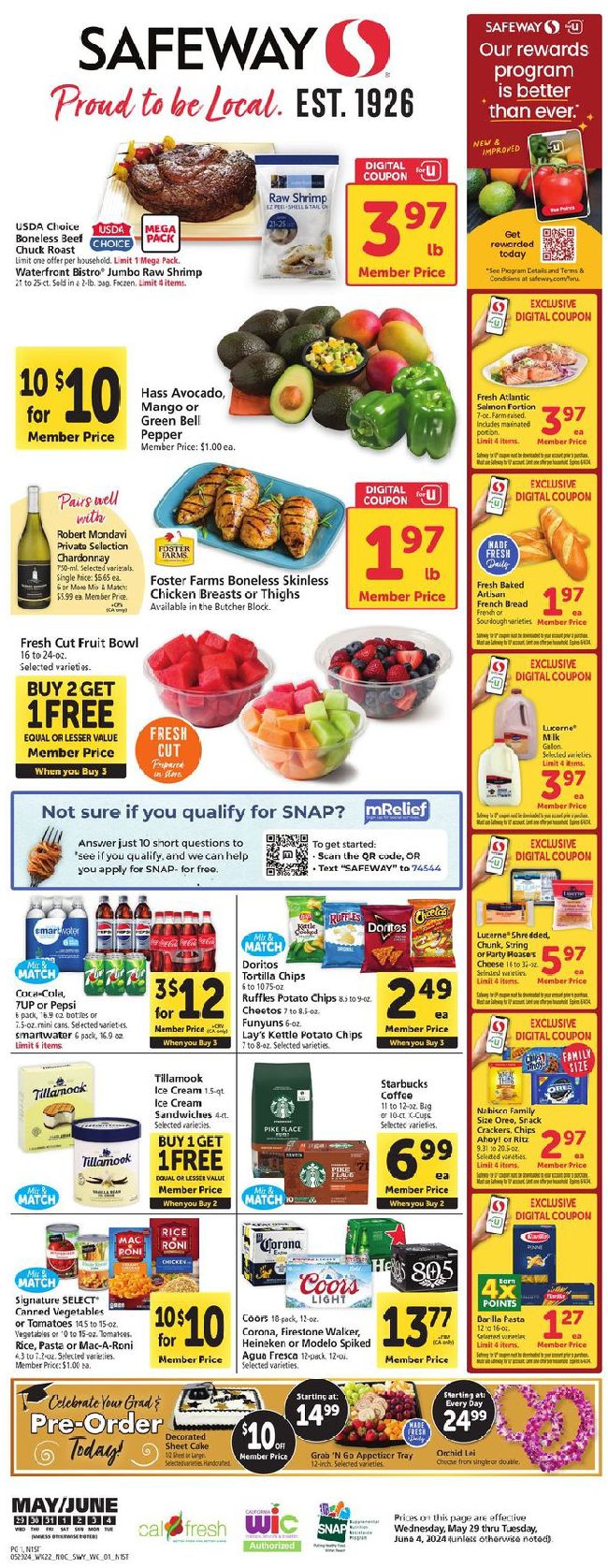 Latest Safeway Weekly Ad Preview 5/29/24 - 6/4/24