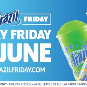FREE Frazil Slushie Every Friday In June!