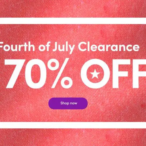 Wayfair 4th Of July 70% Off Sale Is LIVE