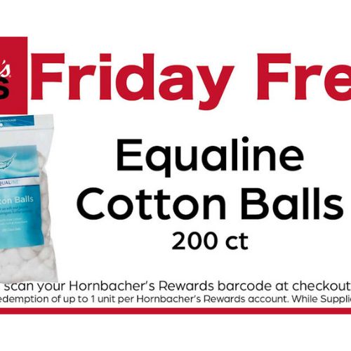 FREE 200 Ct. Equaline Cotton Balls At Hornbacher’s