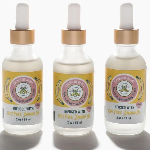 FREE Sample Of Blessed Bananas Crown Of Glory Hair & Scalp Bonding Serum!