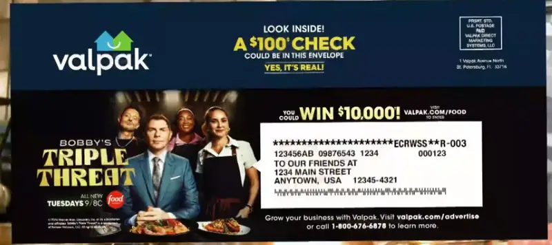 Valpak $10,000 Triple Threat Sweepstakes