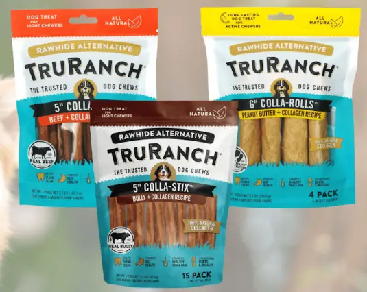 Free TruRanch Collagen Sticks Dog Treats Dog Chews!