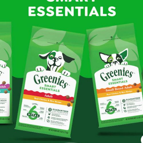 FREE Bag Of GREENIES SMART ESSENTIALS Dry Dog Food