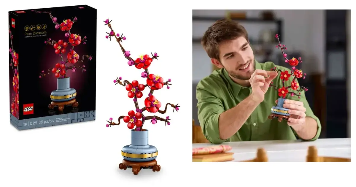FREE LEGO Plum Blossom Flower Set After Cash Back.